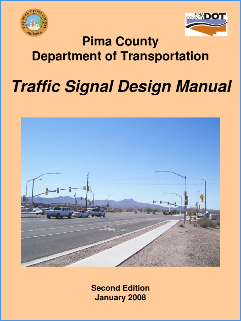 Traffic Signal Design Manual | PDF | Pedestrian Crossing | Traffic Light