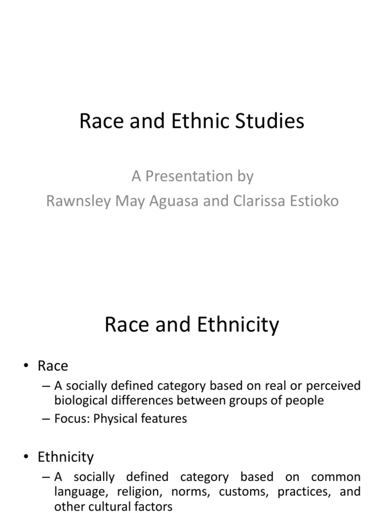 Race and Ethnic Studies | Ethnic Groups | Prejudices