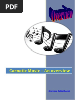 Carnatic Book 1 | PDF | Performing Arts | Music Theory