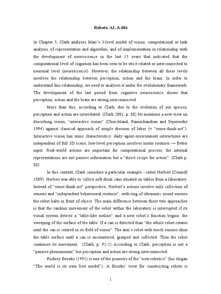 Curs 7 Robots | PDF | Causality | Perception
