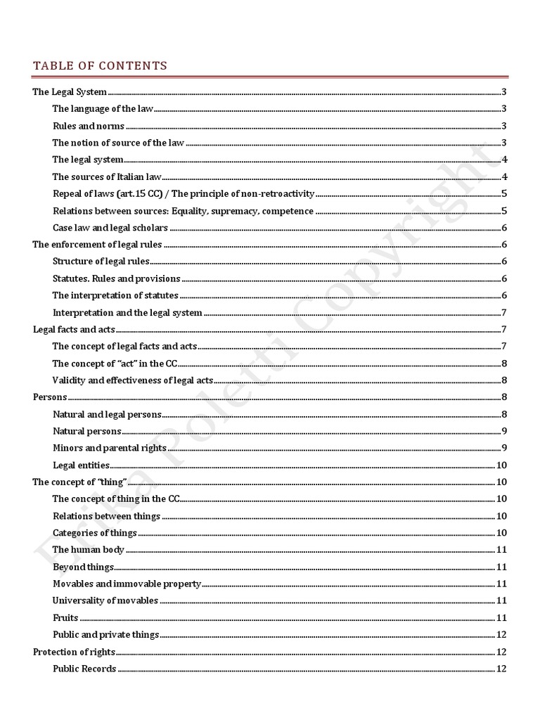 Italian Legal System Overview | PDF | Comparative Law | Justice