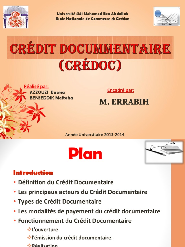 CREDOC | PDF | Lettre de crédit | Argent