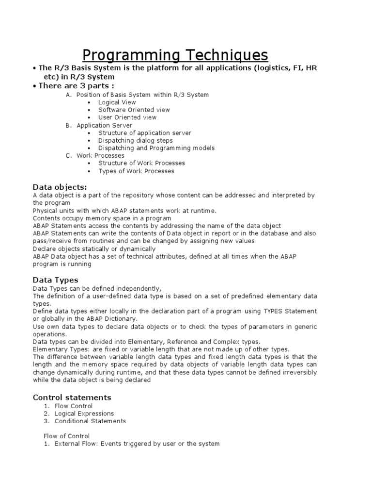 Programming Techniques: There Are 3 Parts | PDF | Microcomputer ...