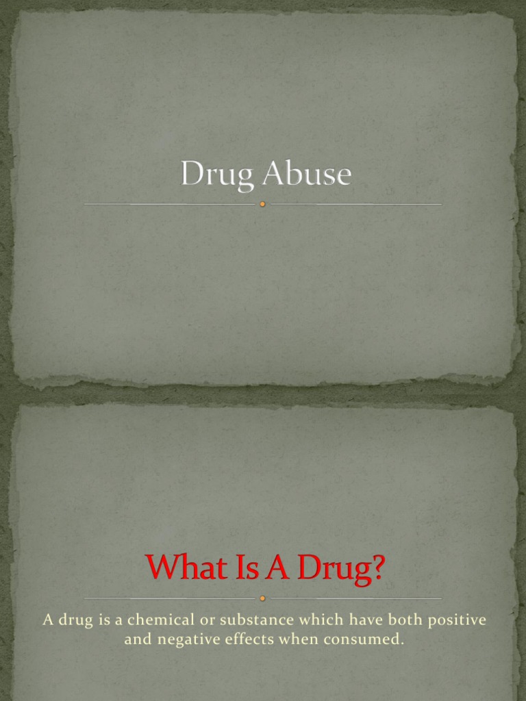 Drug Abuse | PDF | Substance Abuse | Substance Dependence