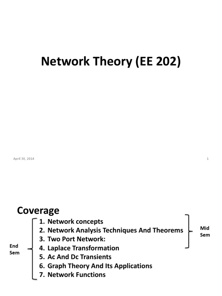 Network Theory Download Free Pdf Electronics Electrical Engineering
