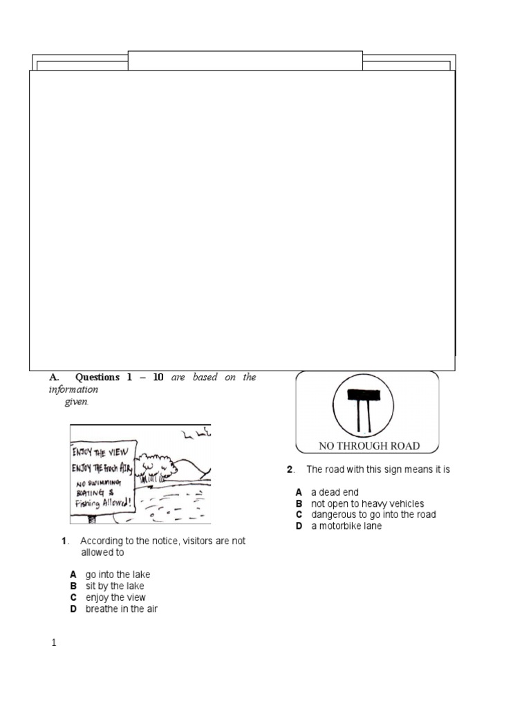 Form 2 Mid Year Exam | PDF | Transport