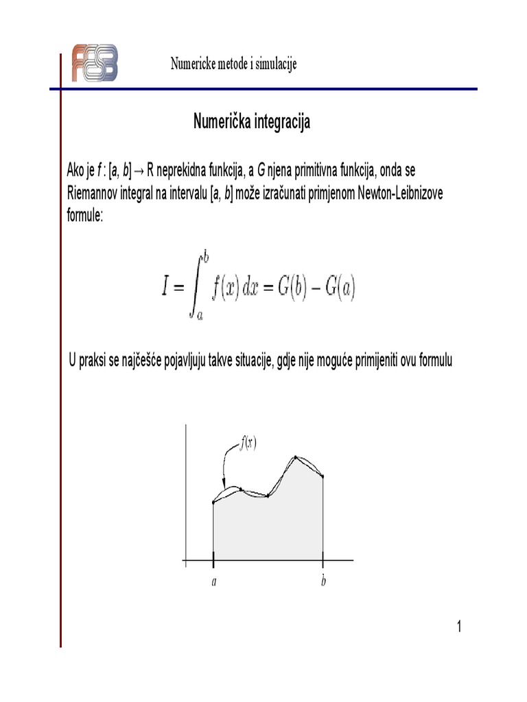 Numericke Metode I Simulacije | PDF