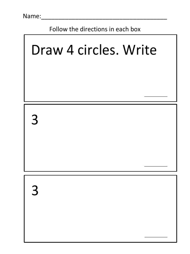 Circle Drawing Activity for Kids | PDF