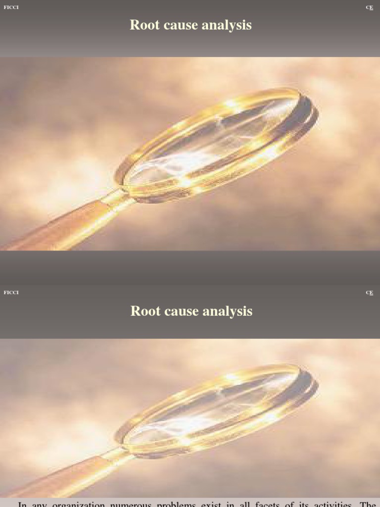 Root Cause Analysis - Tool | PDF | Causality | Profit (Accounting)