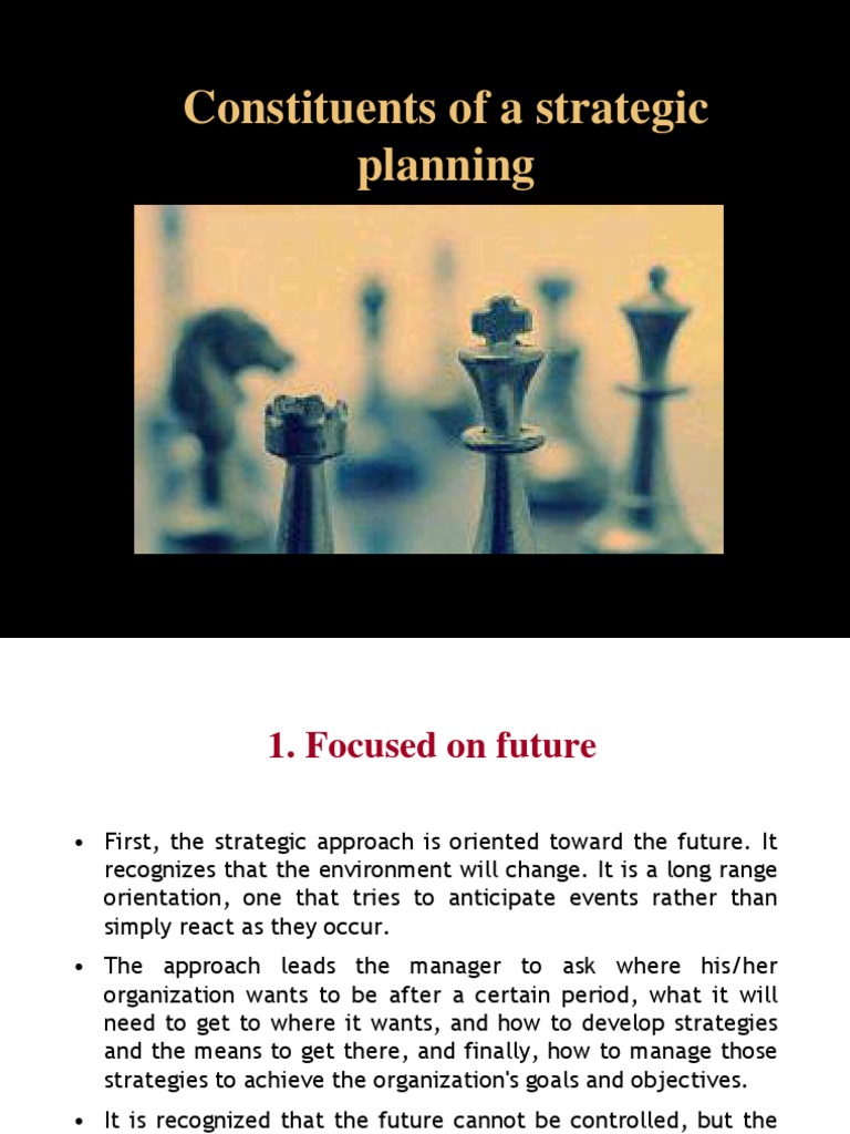 Strategic Planning | PDF | Strategic Management | Strategic Planning