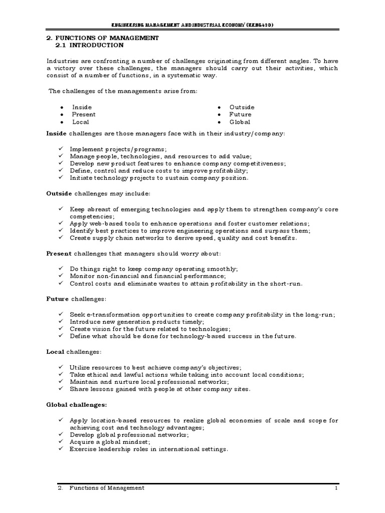 Functions of Management | Download Free PDF | Motivation | Motivational