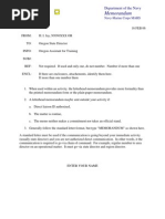 Naval Letter Template | PDF | Military Units And Formations | Uniformed ...