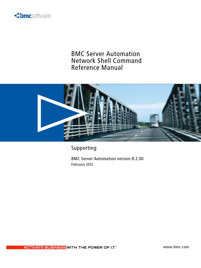 Bmc Server Automation Networks Hell Commands Guide Pdf Command Line Interface Shell