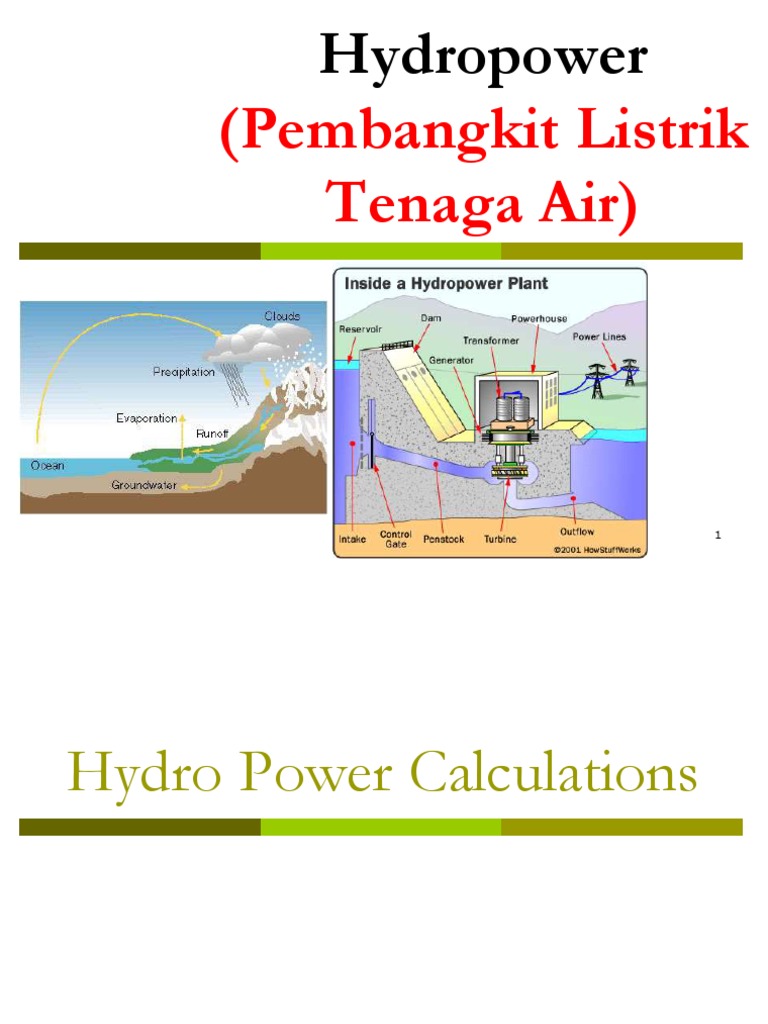 (Pembangkit Listrik Tenaga Air) : Hydropower | PDF | Hydroelectricity ...