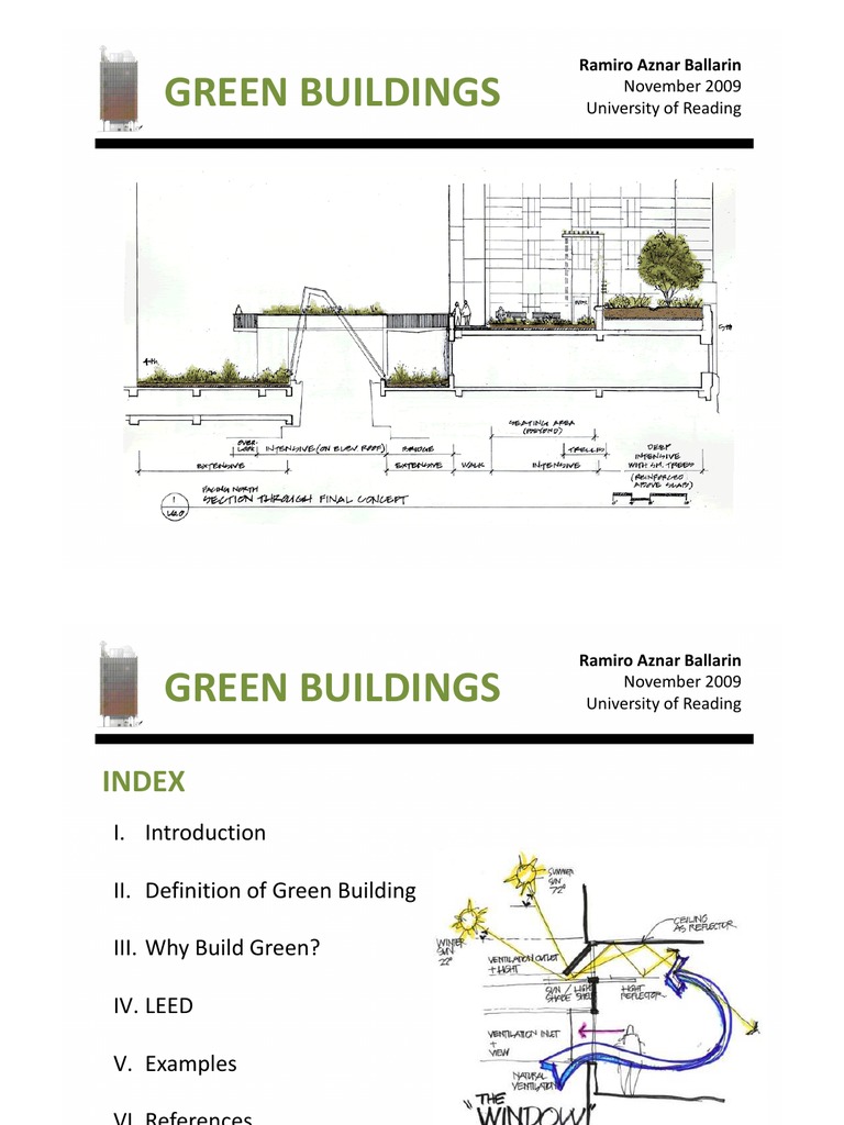 Green Buildings | PDF | Green Building | Sustainable Building
