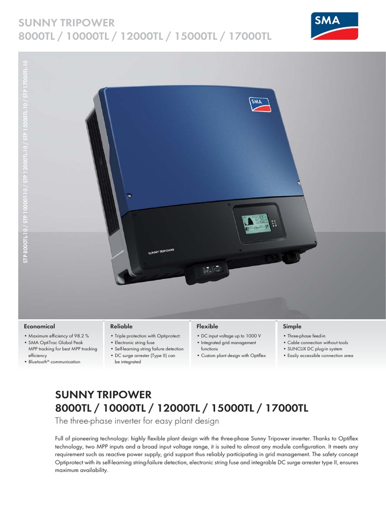 Data Sheet Inversor | PDF | Power Inverter | Direct Current