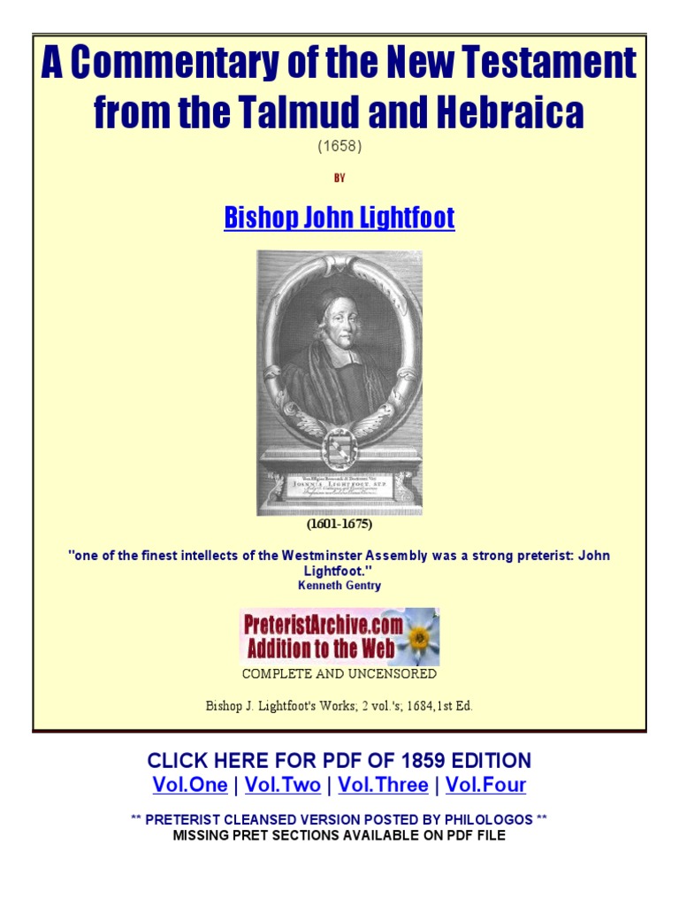 A Commentary on References to Jesus Christ, Judaism, and the New ...