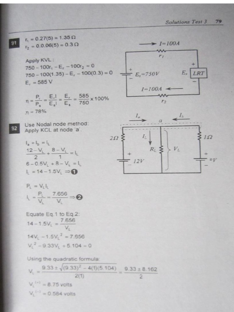 1001 Solved Problems in Electrical Engineering, Part 3 | PDF