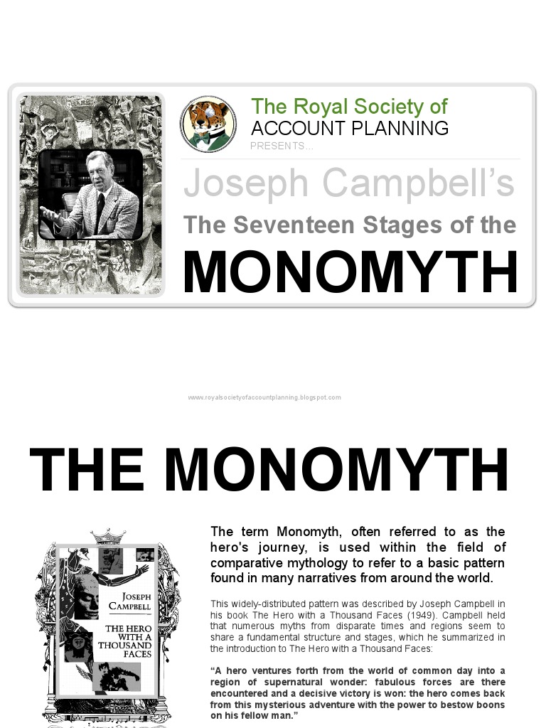 Joseph Campbell's The Seventeen Stages of The Monomyth | PDF