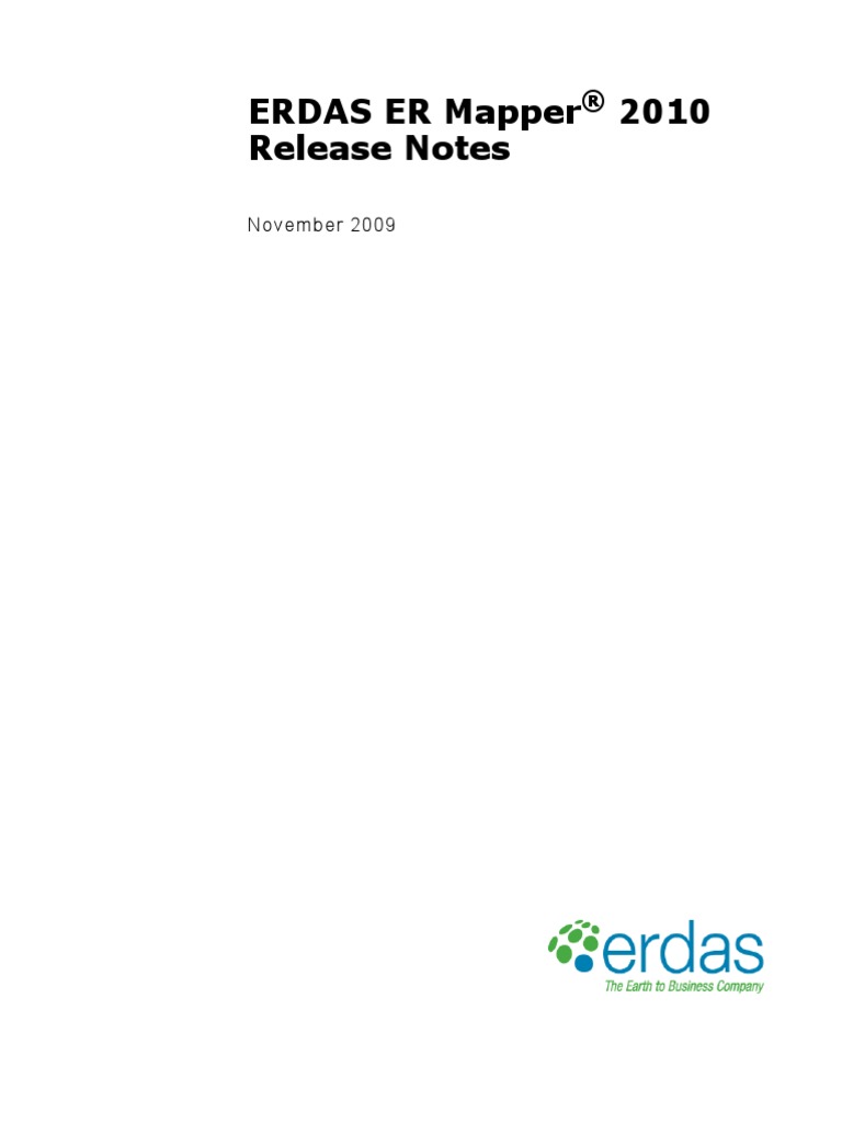 RN Erdas Er Mapper 2010 | PDF | Microsoft Windows | Patent