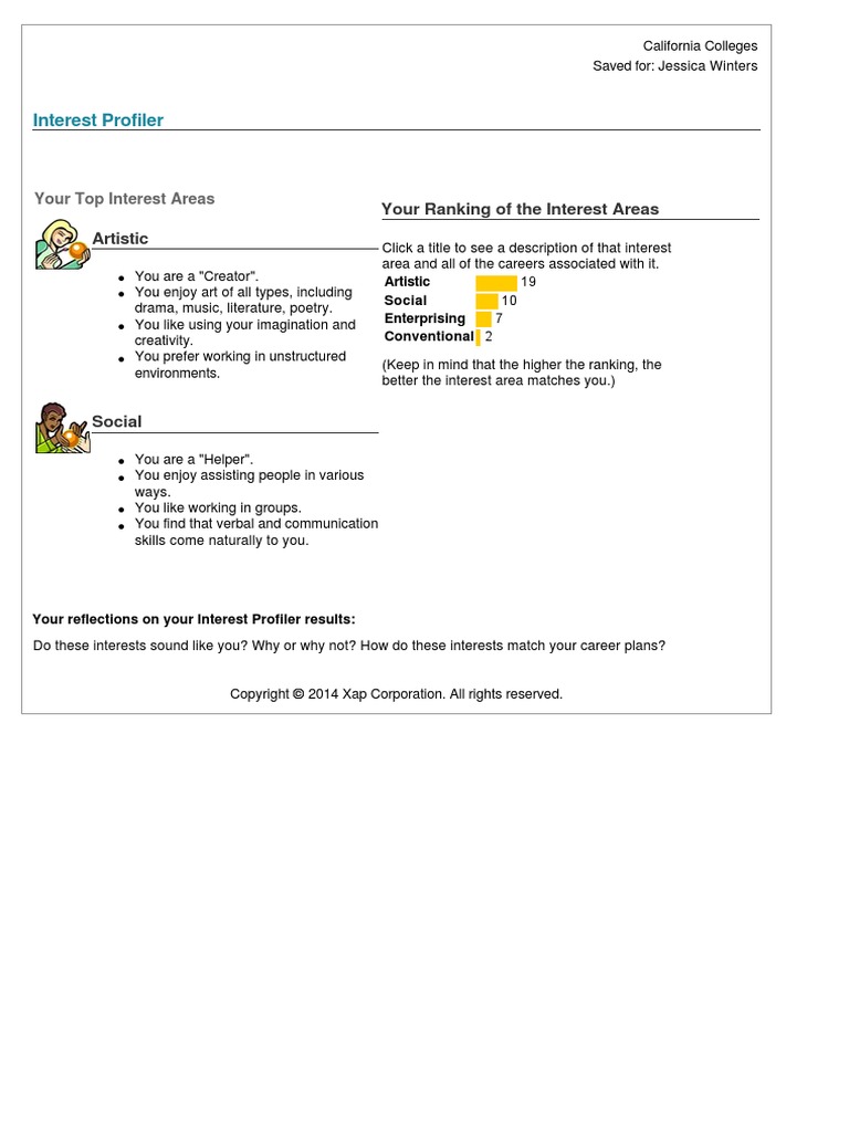 Interest Profiler 2 | PDF
