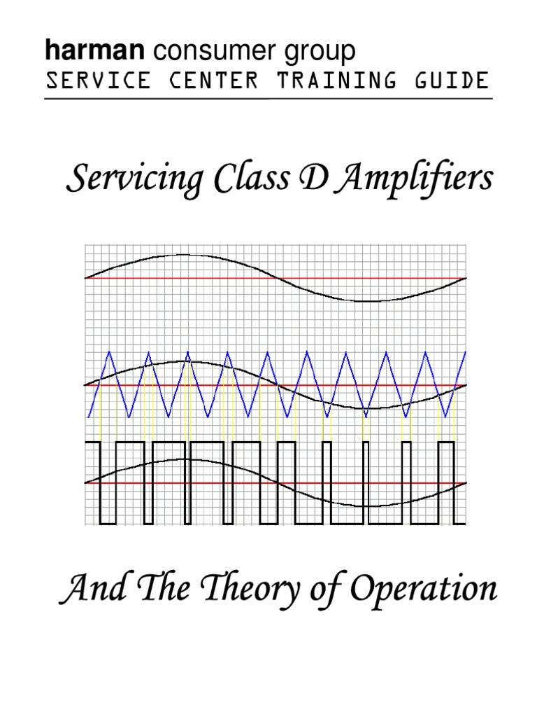 JBL Class D Training Workbook | PDF | Amplifier | Operational Amplifier