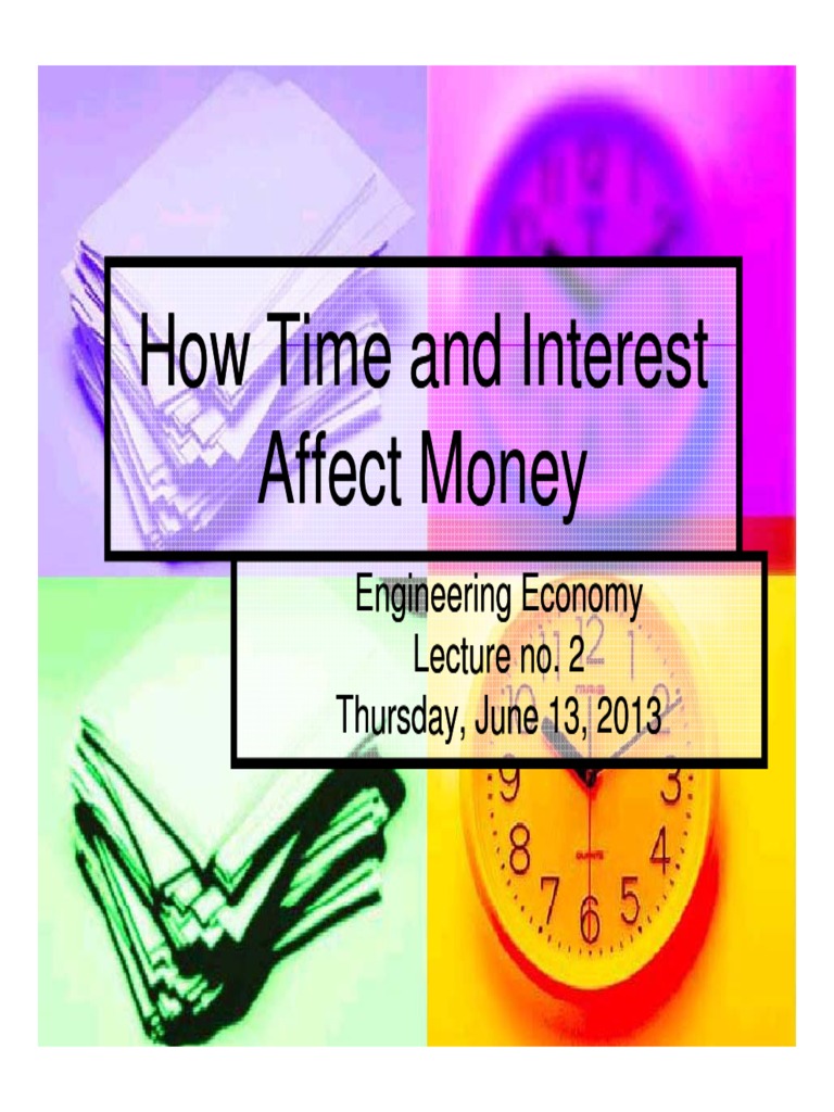 Lecture 2 - How Time and Interest Affect Money | PDF | Interest ...