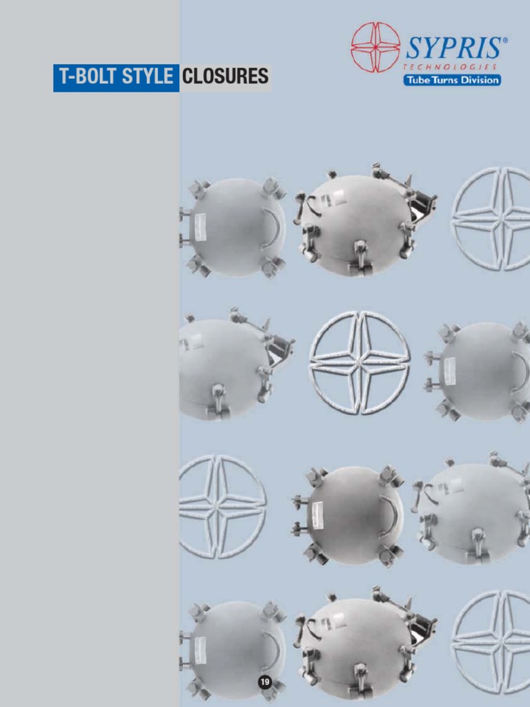T-Bolt Closure Brochure - Aug 2013 | PDF | Screw | Exports