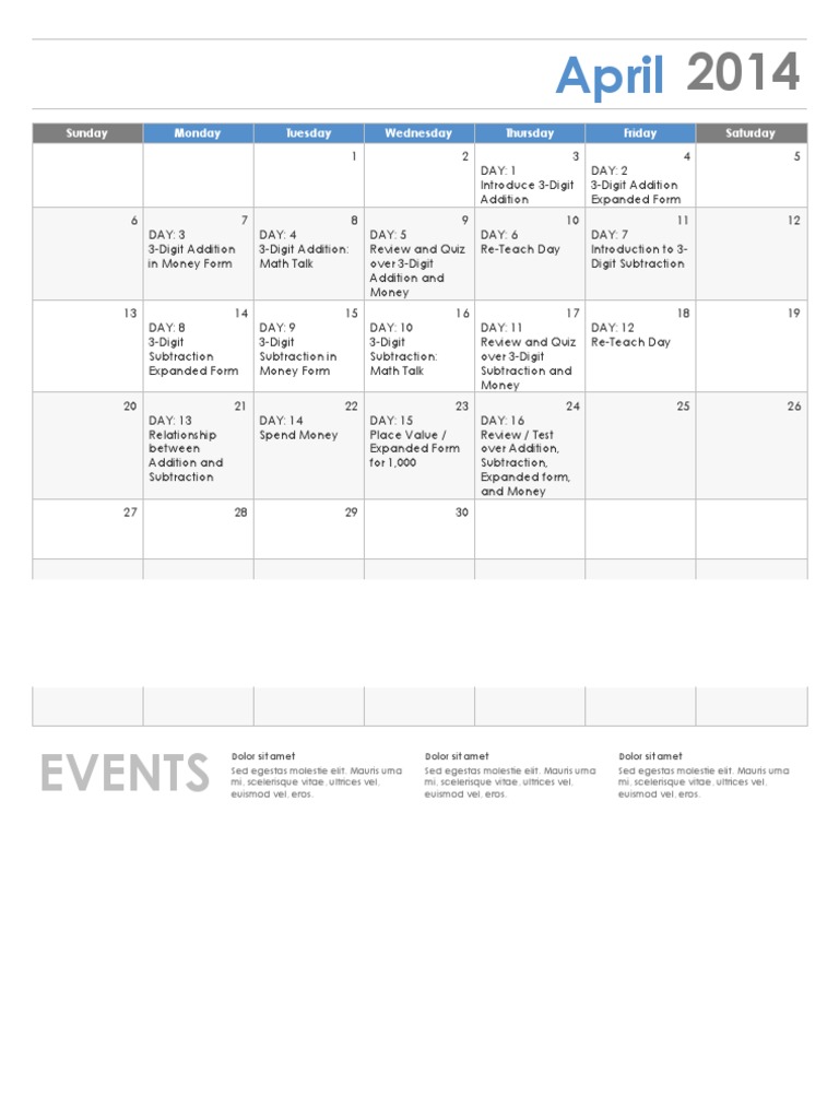 Ed - 187 Calendar | PDF