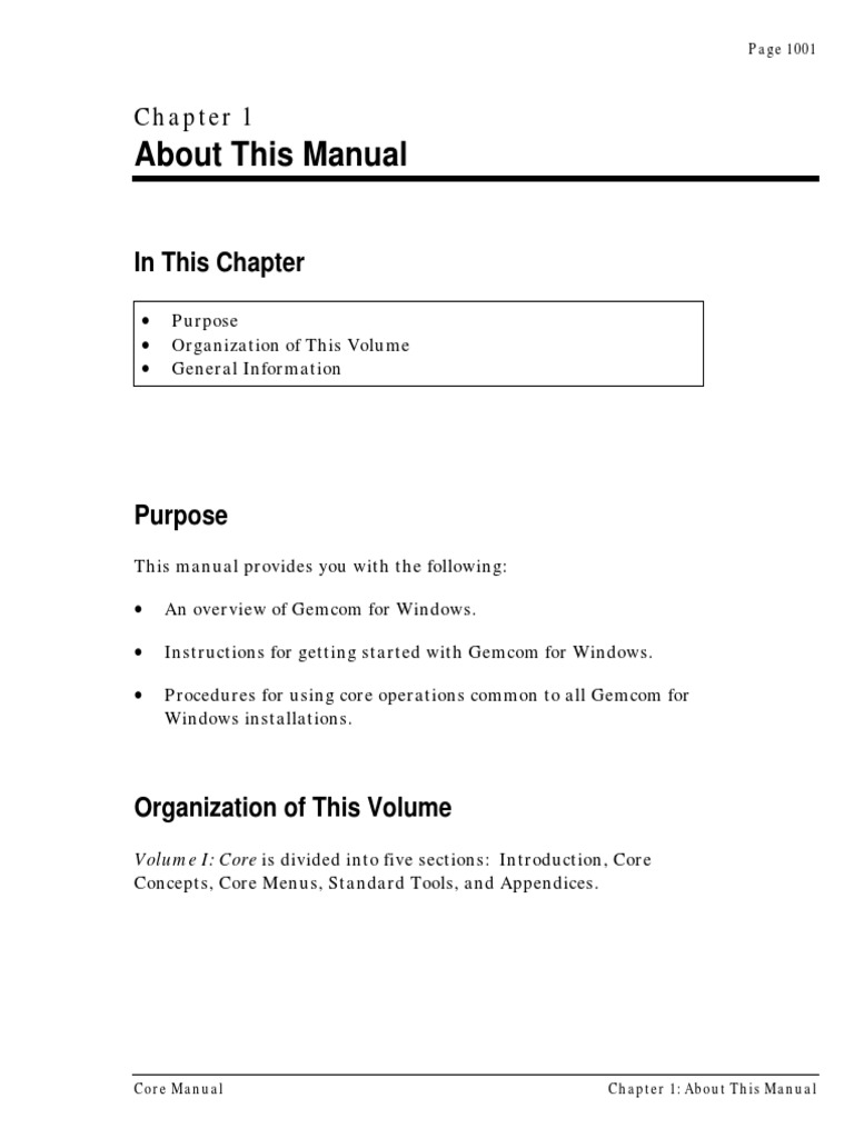 1001 Core | PDF