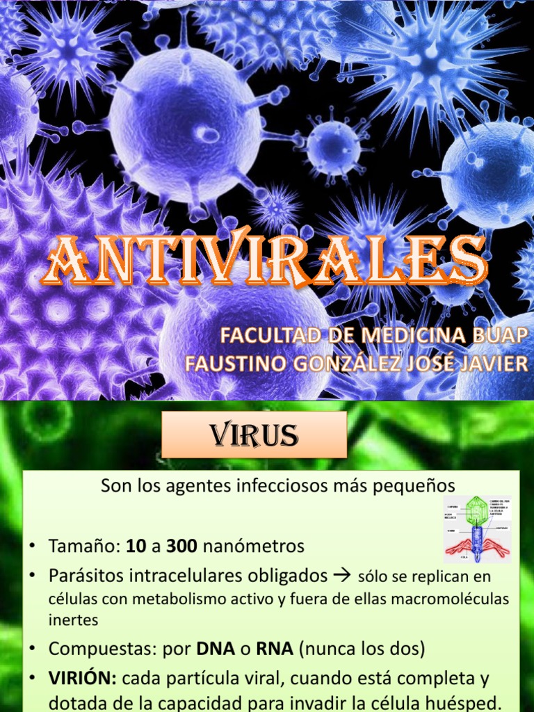 antivirales 3 | Virología | Farmacología
