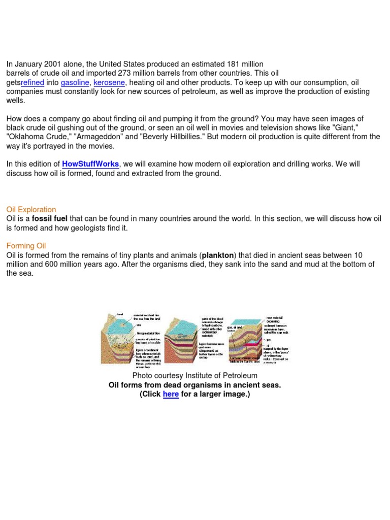 How Oil Drilling Works | PDF | Casing (Borehole) | Oil Well
