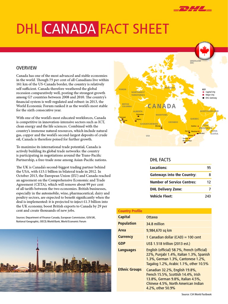 Exporting to Canada: the DHL Fact Sheet | Canada | Quebec