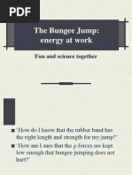 Physics of Bungee Jumping Explained | PDF | Potential Energy | Force