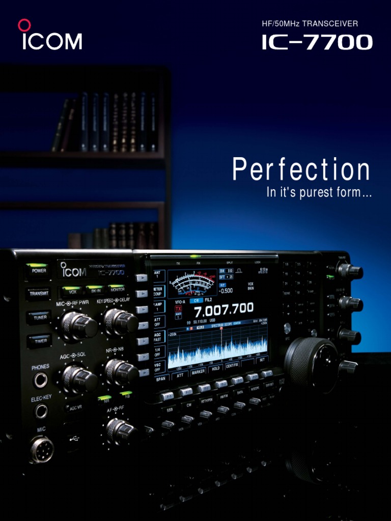ICOM IC-7700 Brochure | PDF | Amplifier | Digital Signal Processing