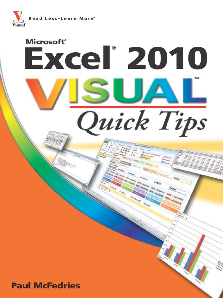 Excel 2010 Visual Quick Tips | PDF | Microsoft Excel | Computer Data