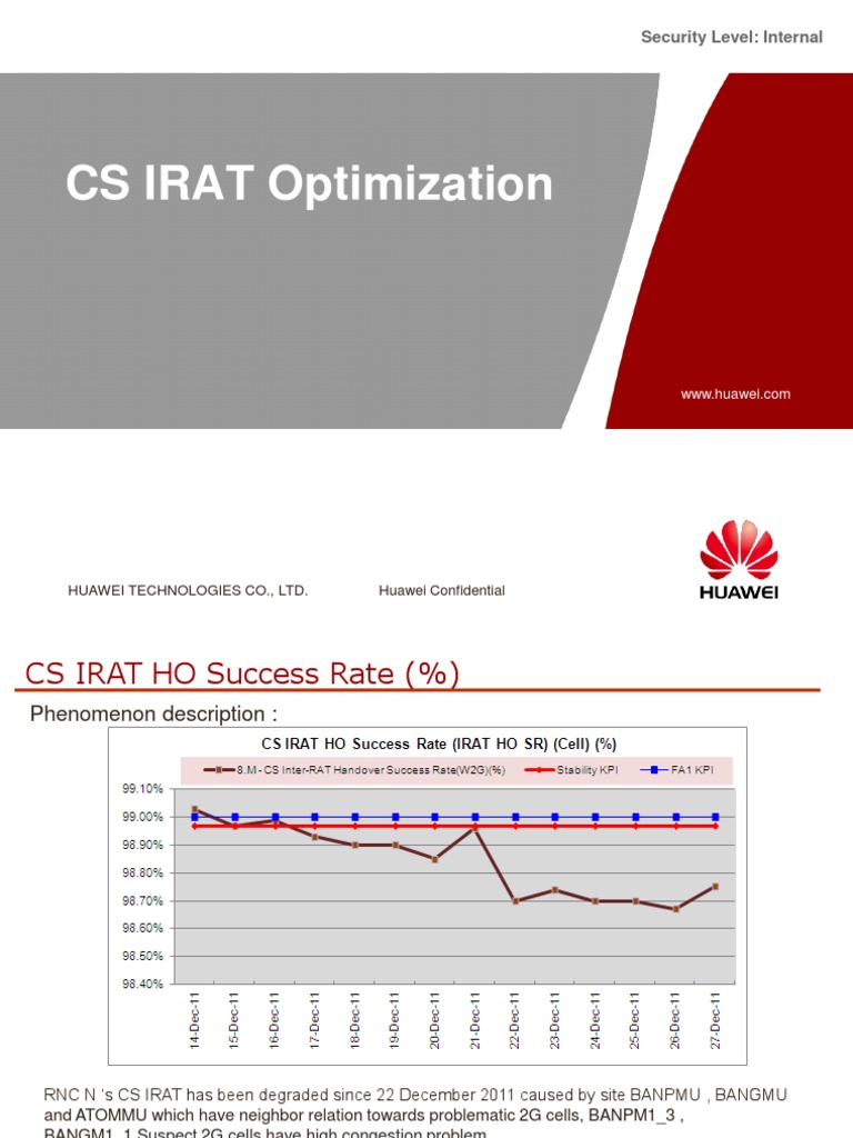 CS IRAT HO Success Rate Analysis | PDF | Mobile Technology | Radio ...