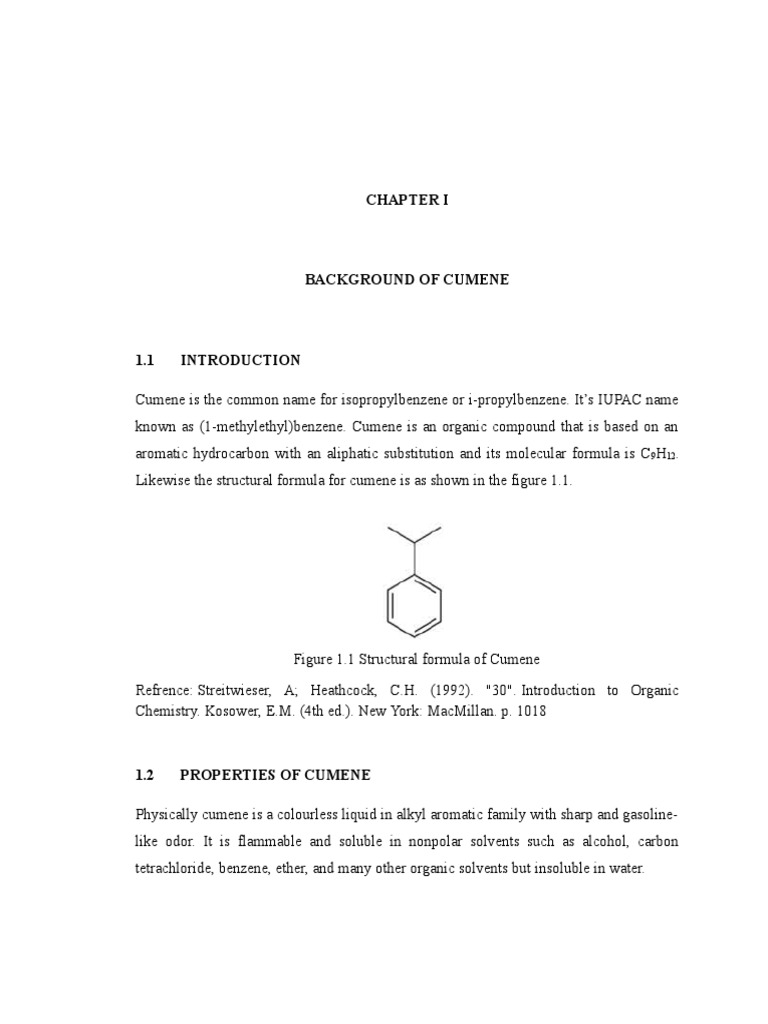 Cumene Structure