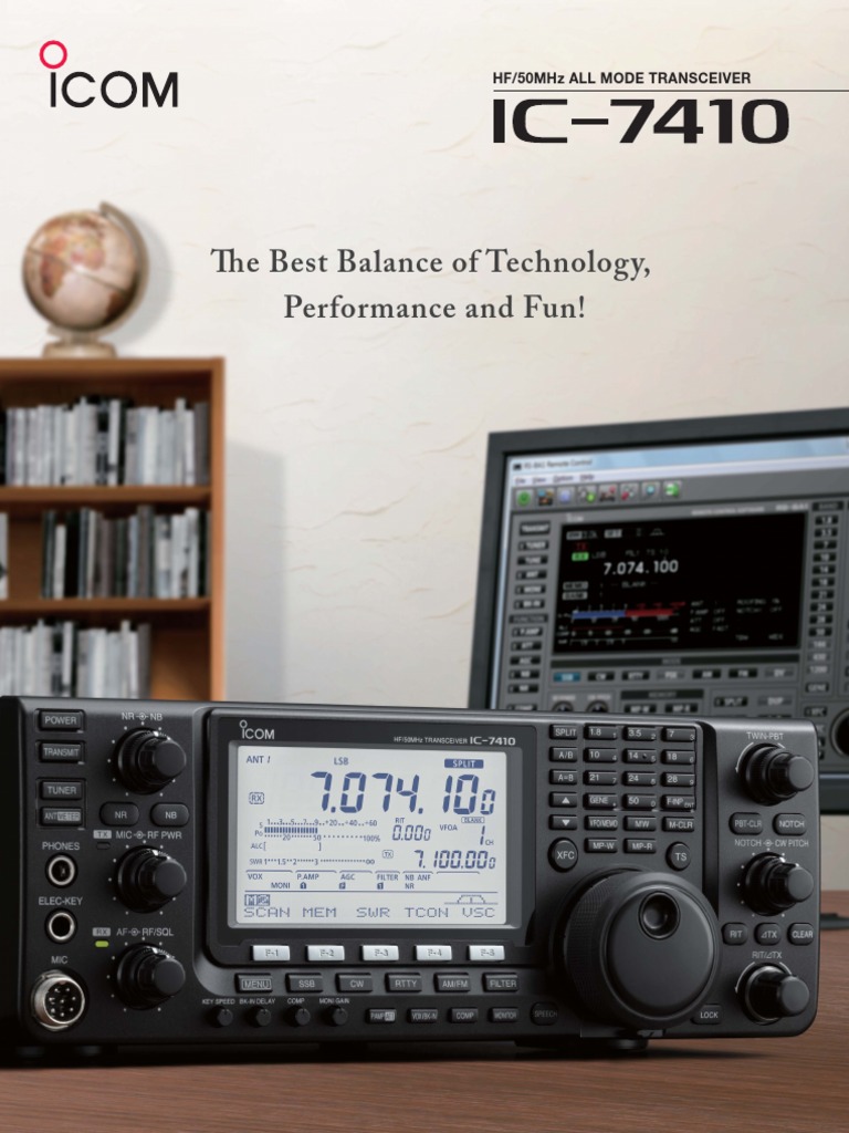 ICOM IC-7410 Brochure | Frequency Modulation | Digital Signal Processing
