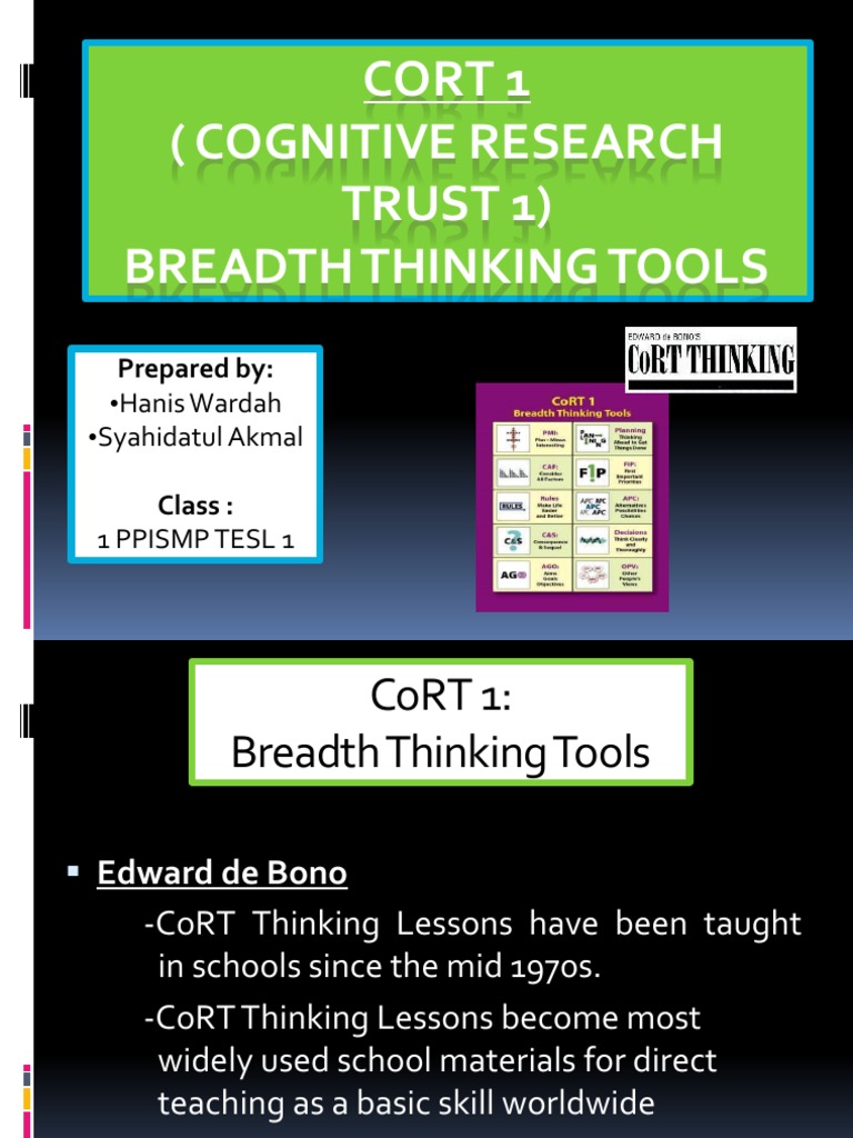 Cort 1 Rules Presentation | PDF | Thought | Clothing