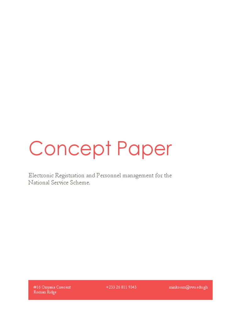 Concept Paper | PDF | Databases | Application Software