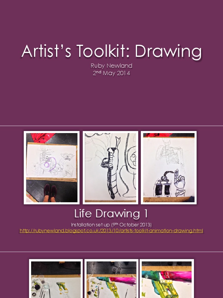 Artist's Toolkit: Drawing: Ruby Newland 2 May 2014 | PDF | Home & Garden