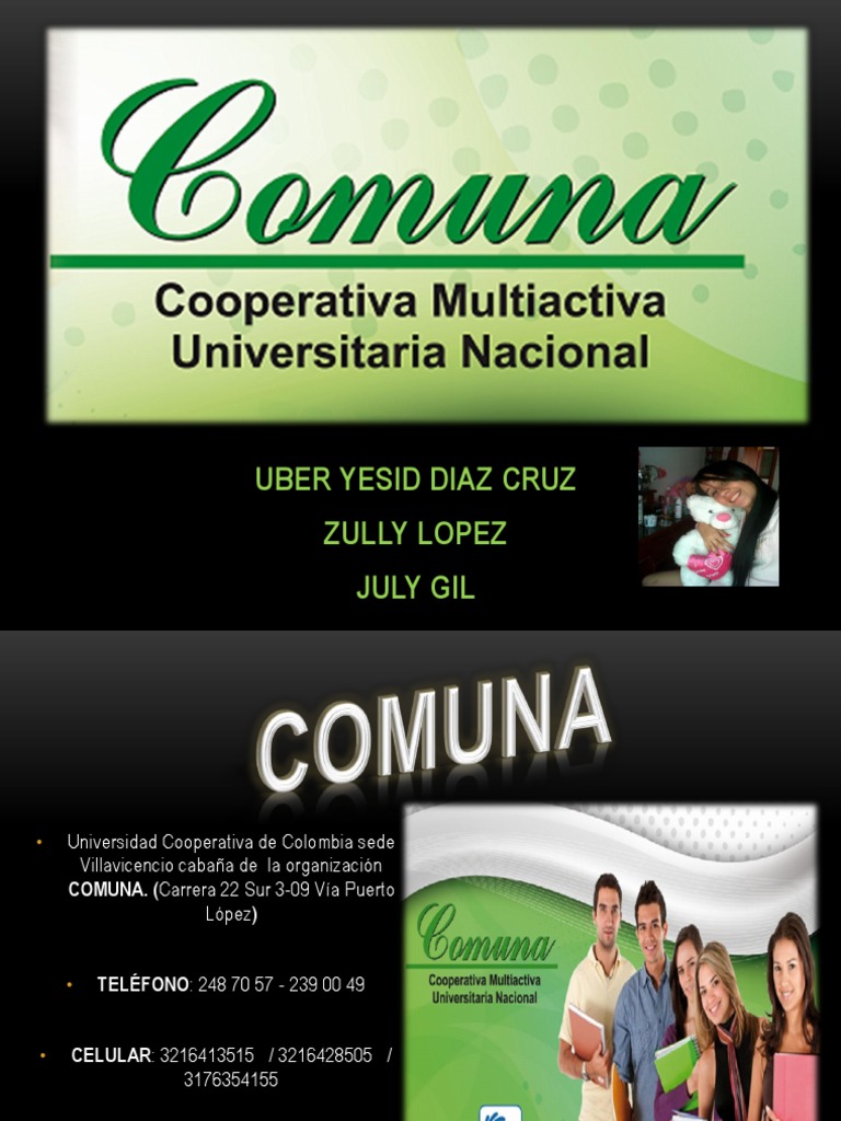 COMUNA | PDF | Cooperativa | Junta Directiva
