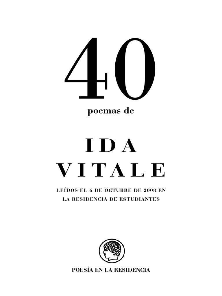 Ida Vitale Selección De Poemas Pdf Carrusel Naturaleza