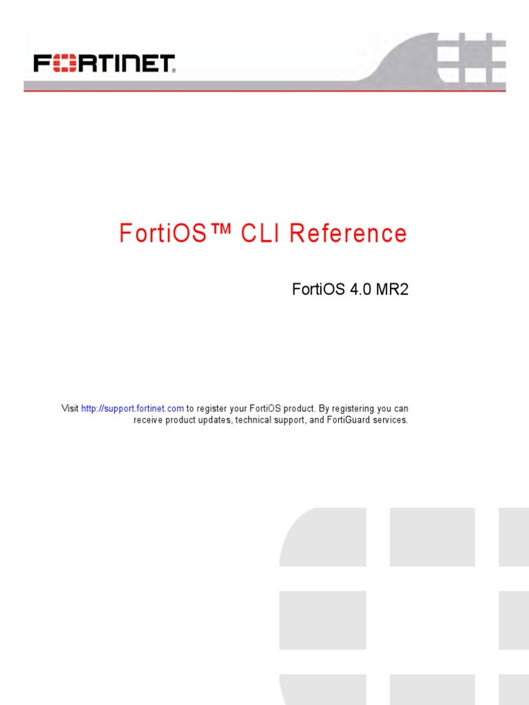 Fortigate CLI 4.0mr2 | PDF | Computer Architecture | Computing