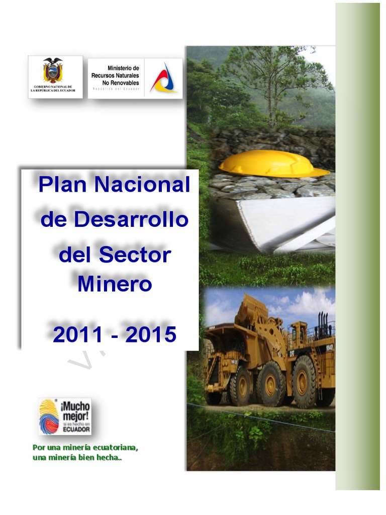 Plan Nacional de Desarrollo Minero | PDF | Minería | Sustentabilidad