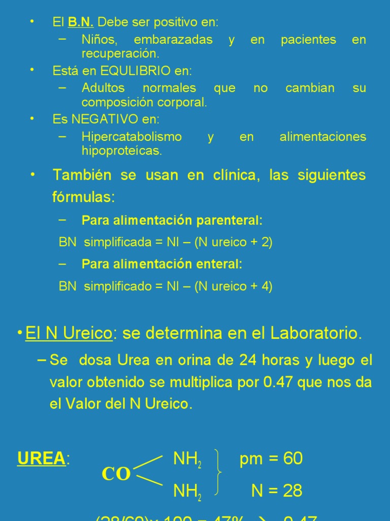 Balance Nitrogenado | PDF | Bioquímica | Química