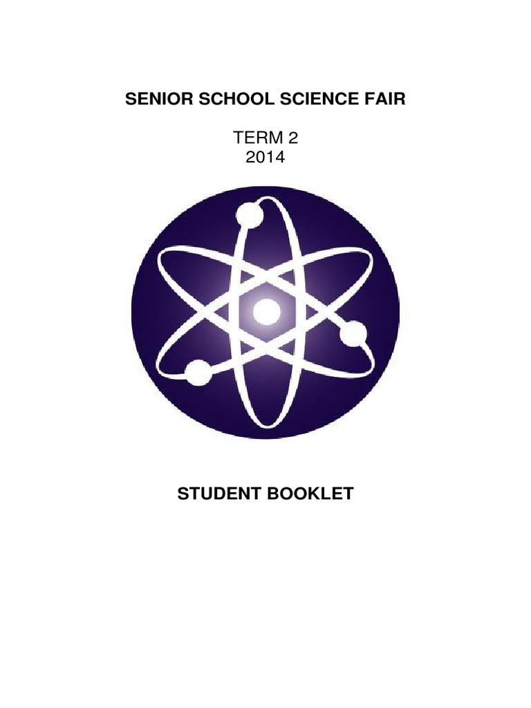 Student Science Fair Booklet 2014 | PDF | Scientific Method ...