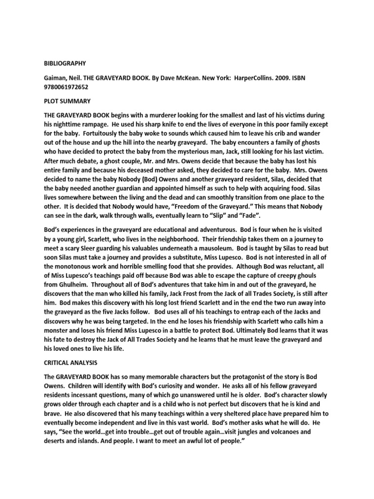 The Graveyard Book | PDF | Books