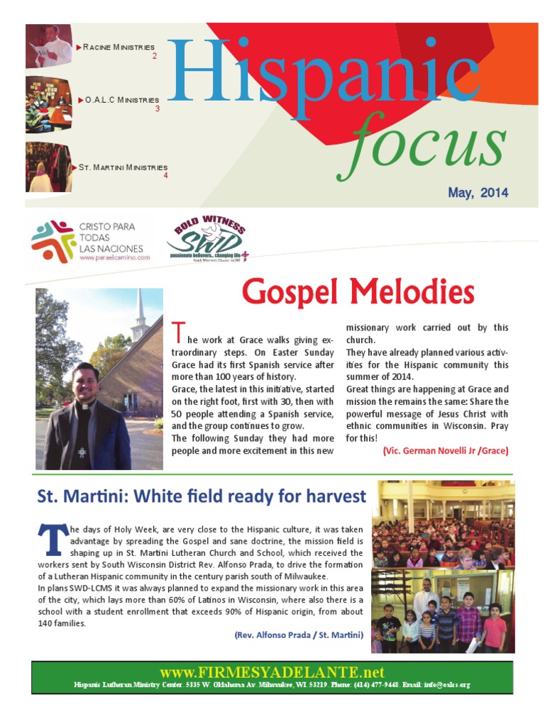 Hispanic Focus LHM Swd-Lcms May 2014 | PDF | Lutheranism | Christian ...